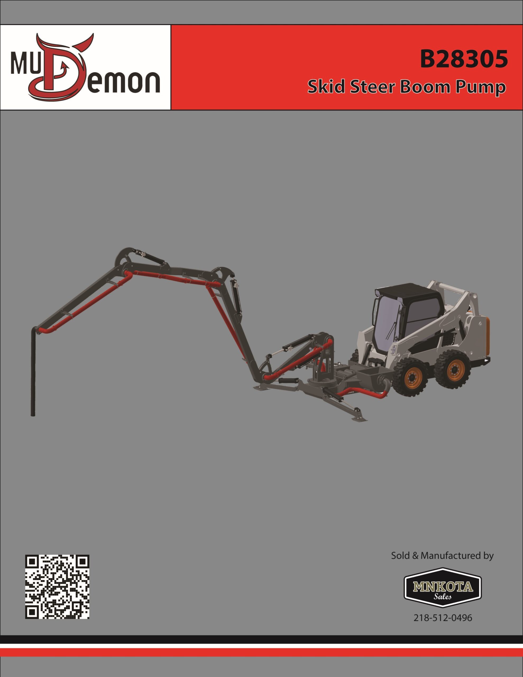 Mud Demon Skid Steer Concrete Pump