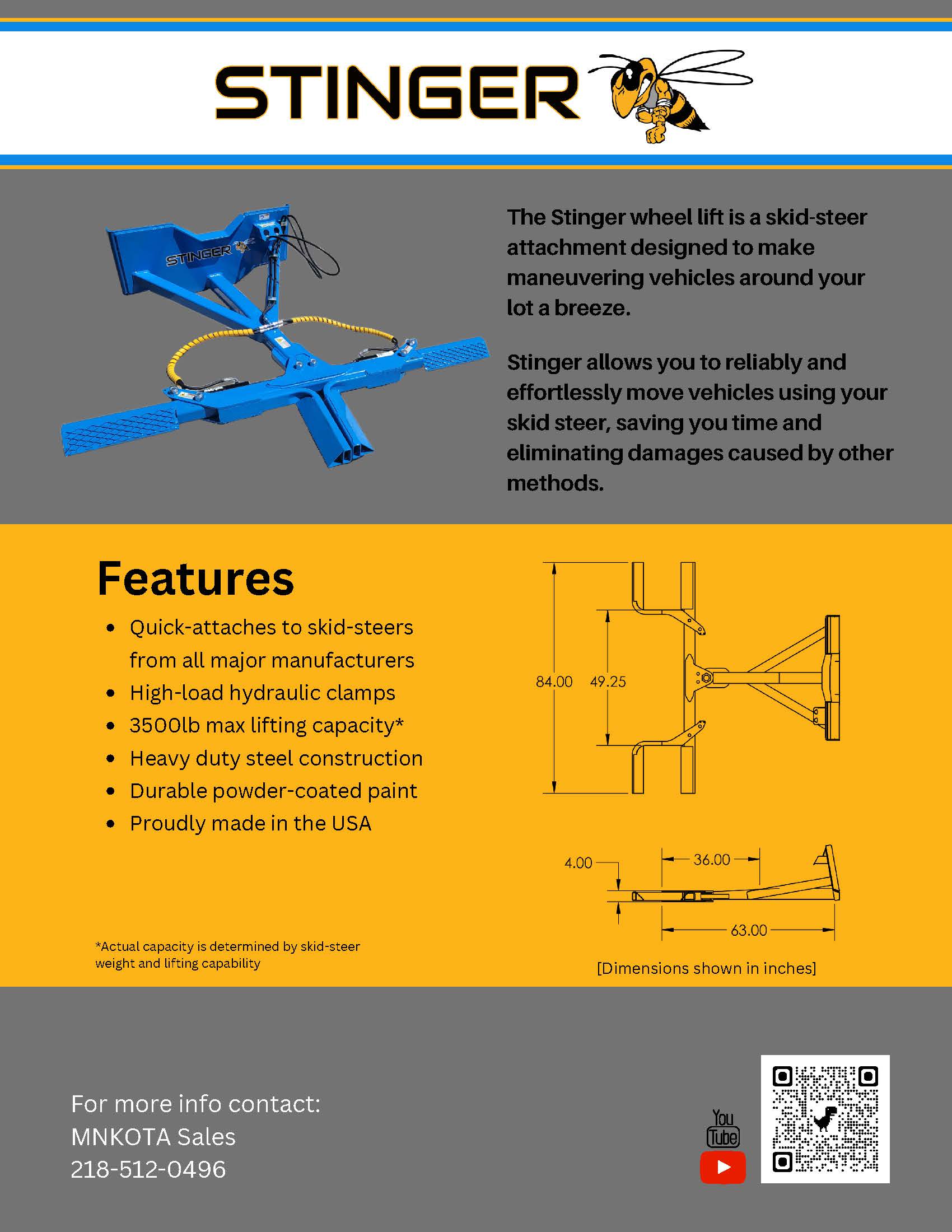 Stinger Wheel Lift
