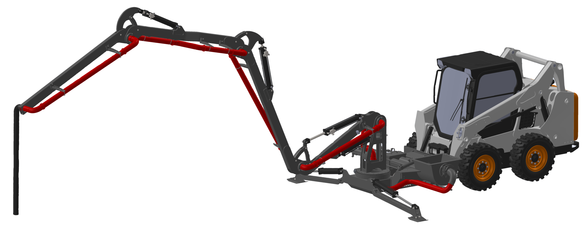 Mud Demon Skid Steer Concrete Pump