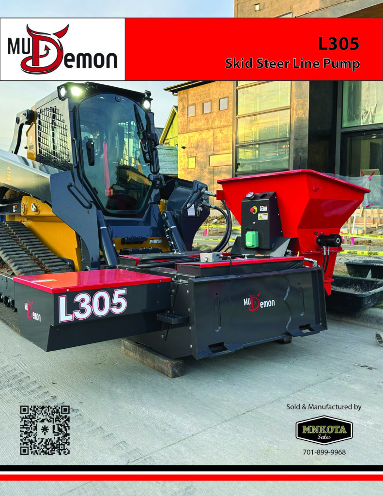 Mud Demon Skid Steer Concrete Pump